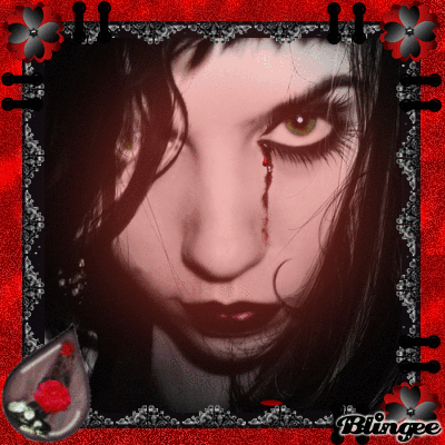 Vampire Crying Blood