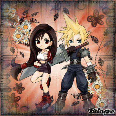 Cloud And Tifa Chibi
