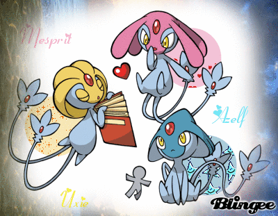 Uxie Mesprit Azelf Tagged