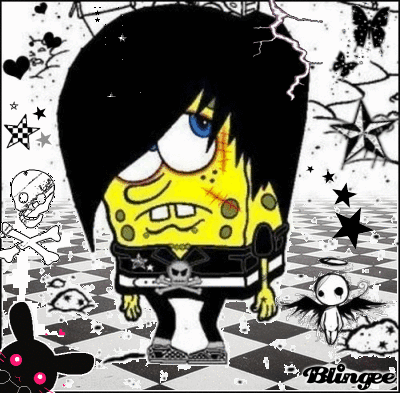 Goth Spongebob Picture #102321316 | Blingee.com