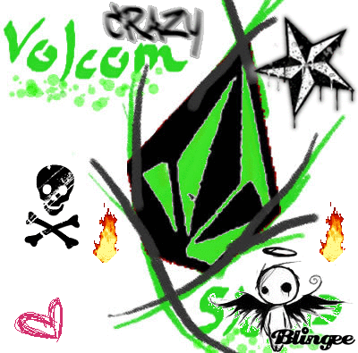 Volcom Logo Rasta