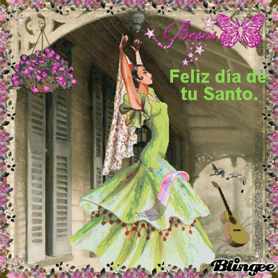 Feliz día de tu Santo Picture #109036335 | Blingee.com