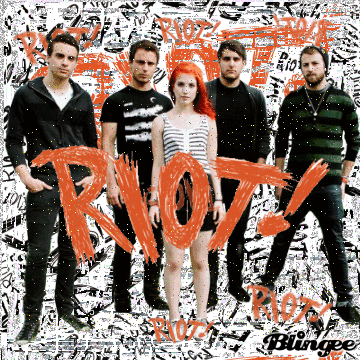 Paramore Riot Poster