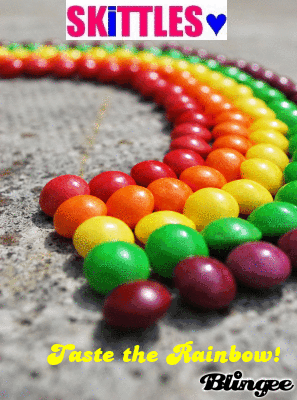 Skittles Taste The Rainbow Gif