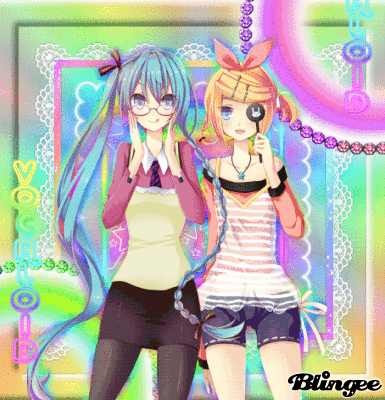 Miku X Rin Fotograf A Blingee Com