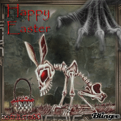 Gothic Happy Easter