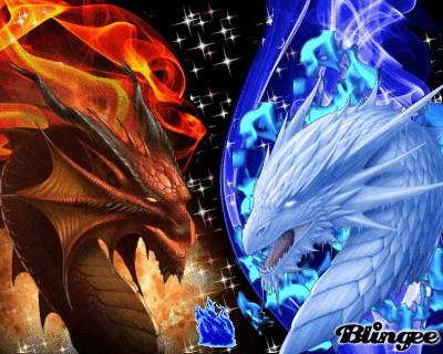 Fire Vs Ice Dragon