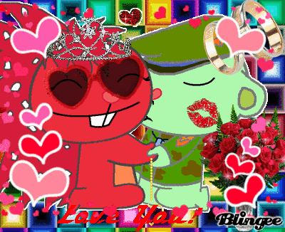 Happy Tree Friends Flippy And Flaky Kiss