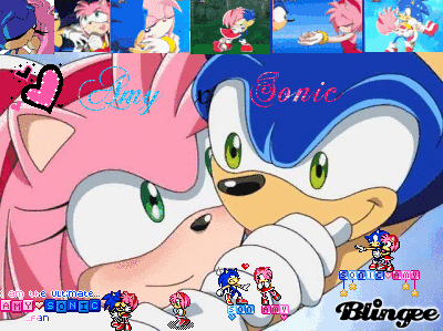 Sonic X Sonic And Amy Kiss