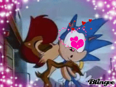 Sonic And Sally Kiss